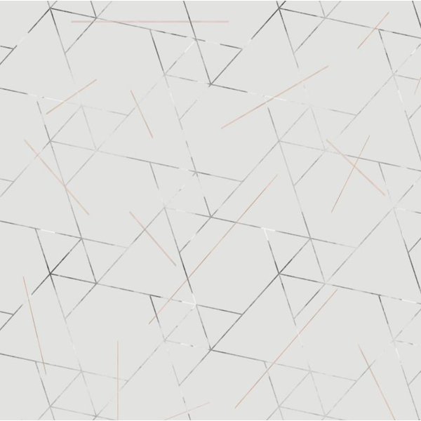 Olivia + Poppy Geometric Peel & Stick Geometric Roll | Wayfair